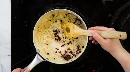 Persian Stuffed Peppers with Creamy Lentils & Toasted Pistachios