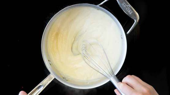 Burmese Shan Tofu with Miso Caramel and Black Quinoa