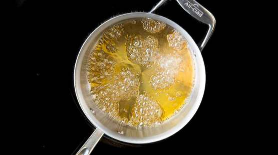 Burmese Shan Tofu with Miso Caramel and Black Quinoa