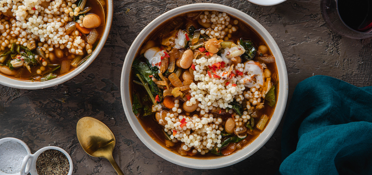 Good-Luck Pasta and Beans | Plant-Based Recipes