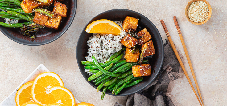 Sticky Mango Tofu | Plant-Based Recipes