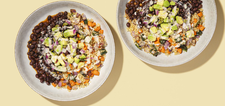 Rainbow Poke Bowls | Plant-Based Recipes