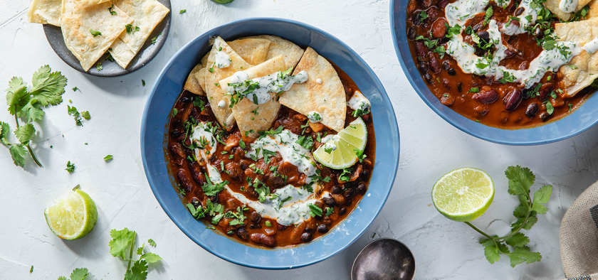 Smoky Two Bean Chili | Plant-Based Recipes