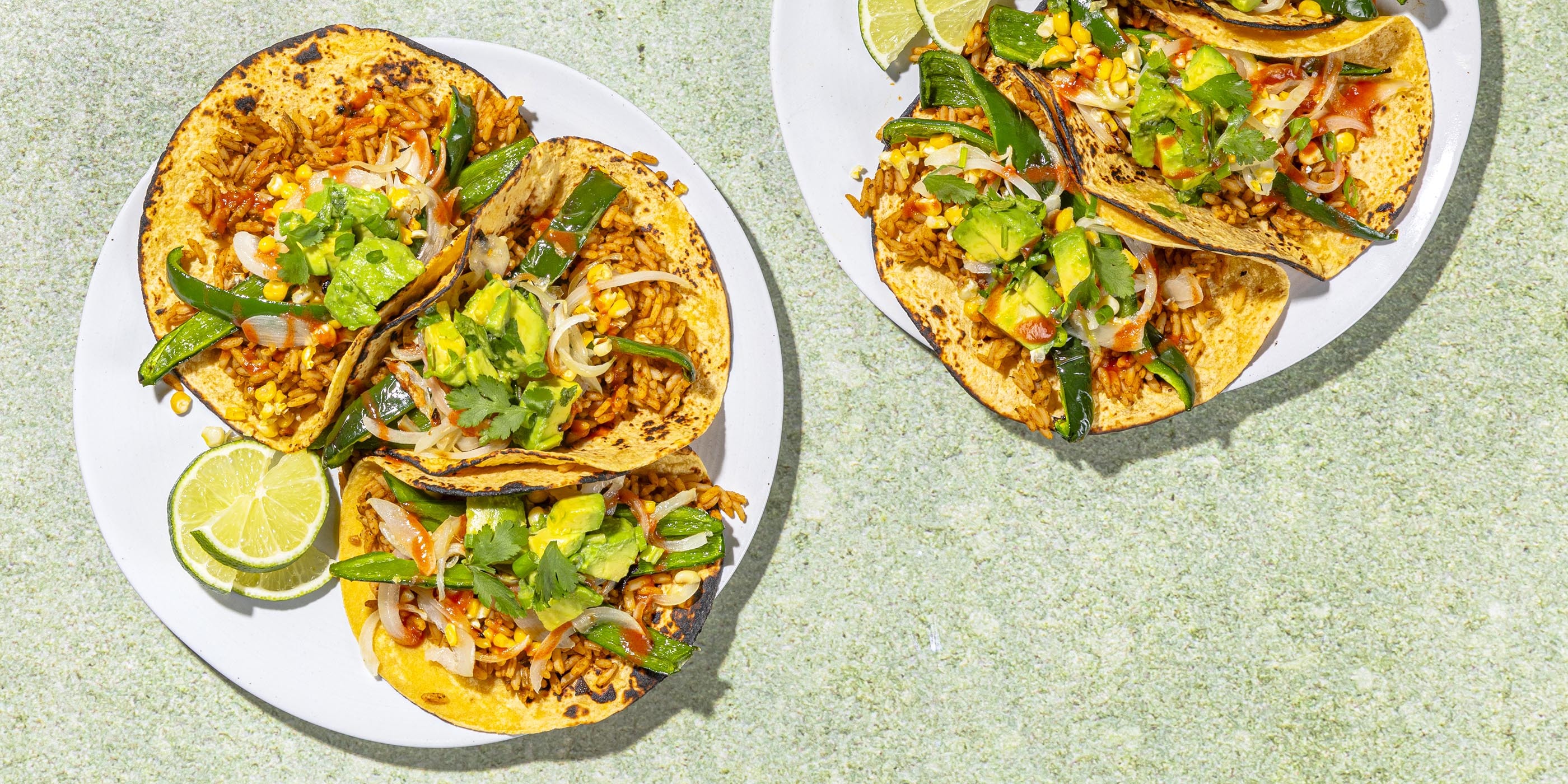 Rajas Avocado Tacos | Plant-Based Recipes
