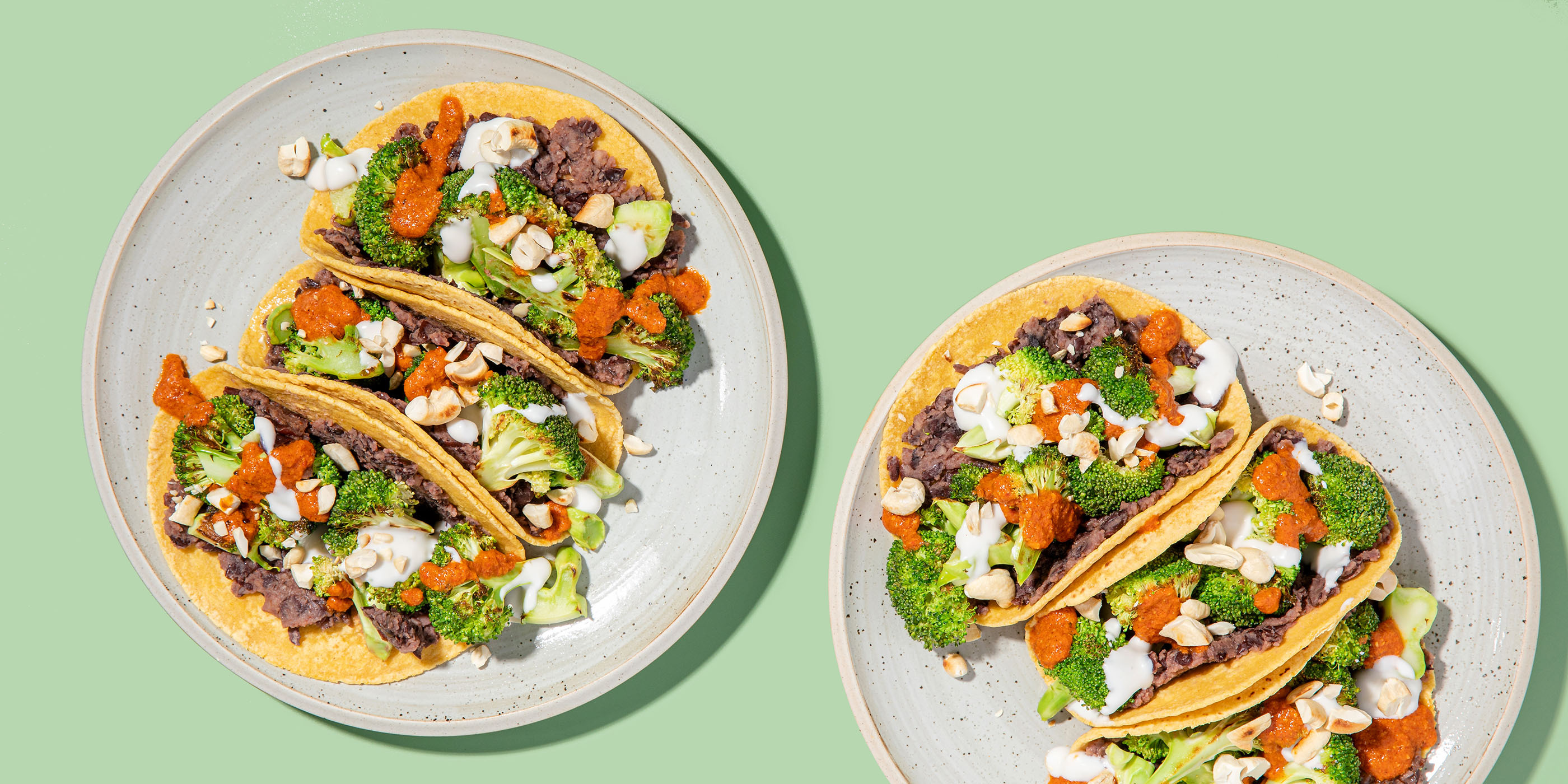 Charred Broccoli Tacos | Plant-Based Recipes