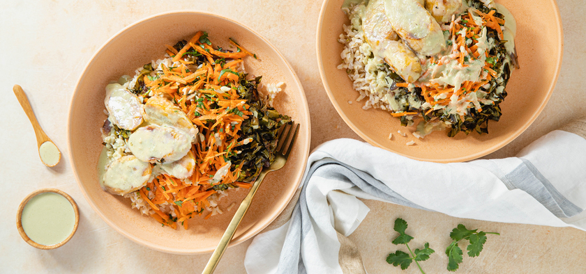 Plantain Rice Bowl | Plant-Based Recipes