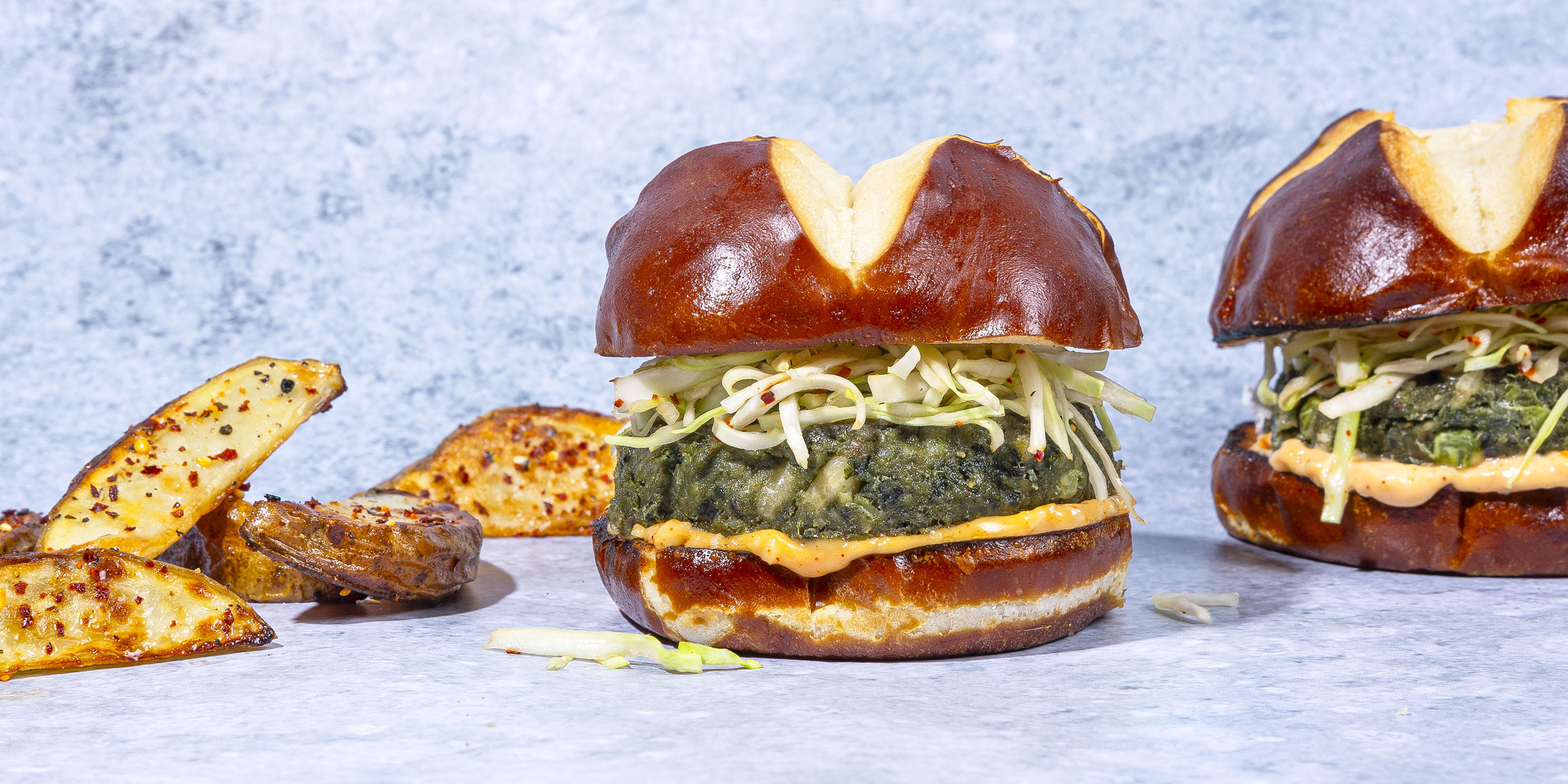 Green Veggie Burgers | Plant-Based Recipes