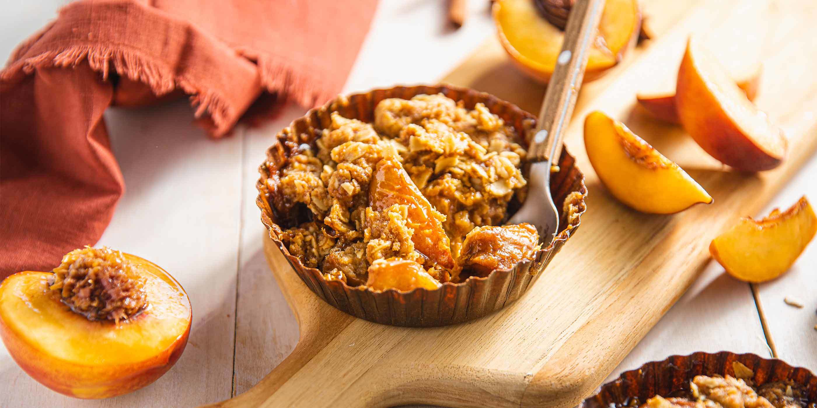 Summer Peach Crisp | Plant-Based Recipes