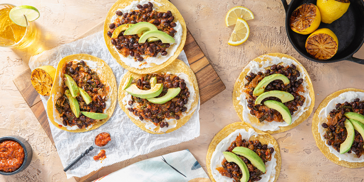 Mojo Rojo Black Bean Tacos | Plant-Based Recipes
