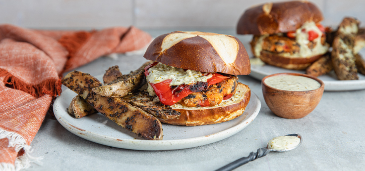 Green Veggie Burgers | Plant-Based Recipes