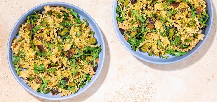 Mafaldine & "Meatballs" | Plant-Based Recipes