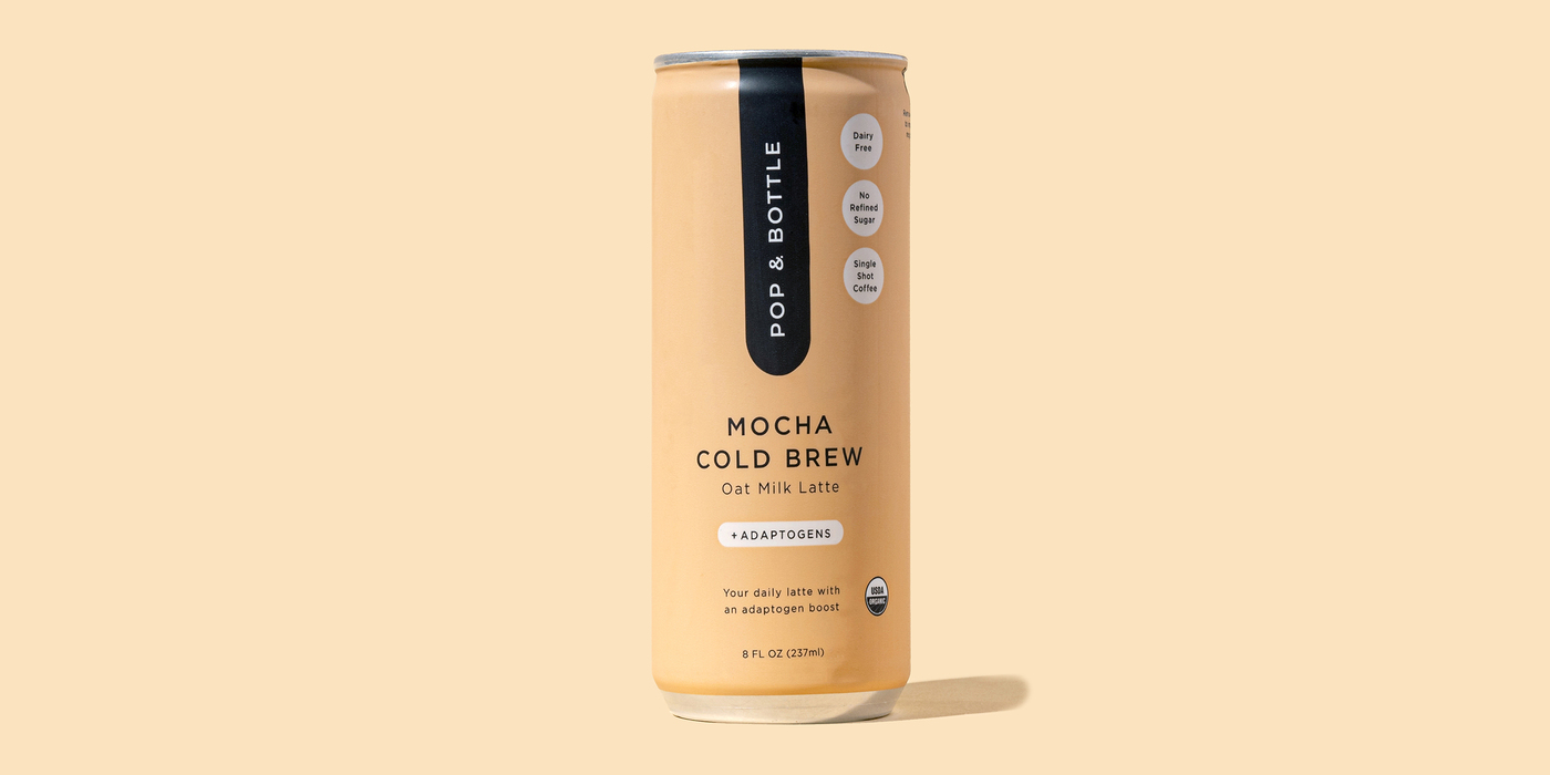 Mocha Cold Brew Oat Milk Latte | Plant-Based Recipes