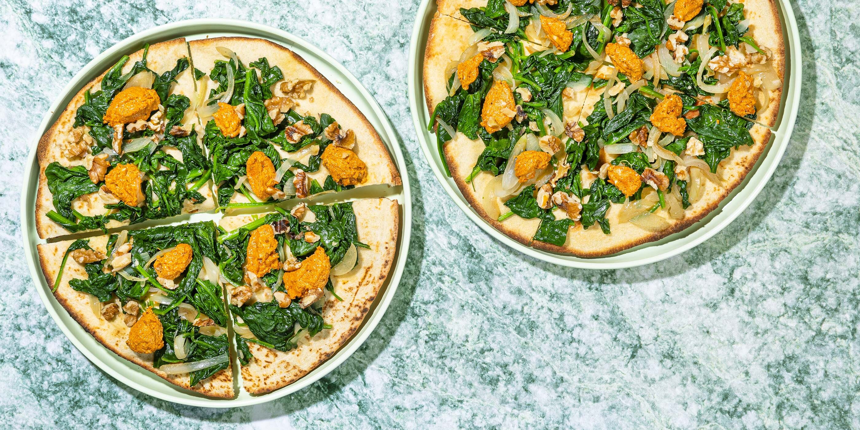 Spinach Flatbreads | Plant-Based Recipes
