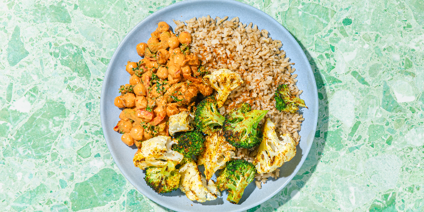 Shawarma-Spiced Broc n’ Cauli | Plant-Based Recipes