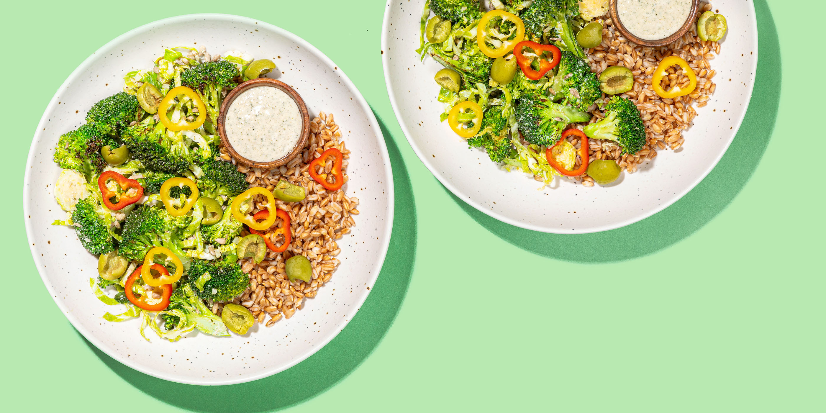 Sprouting Broccoli Power Bowls | Plant-Based Recipes