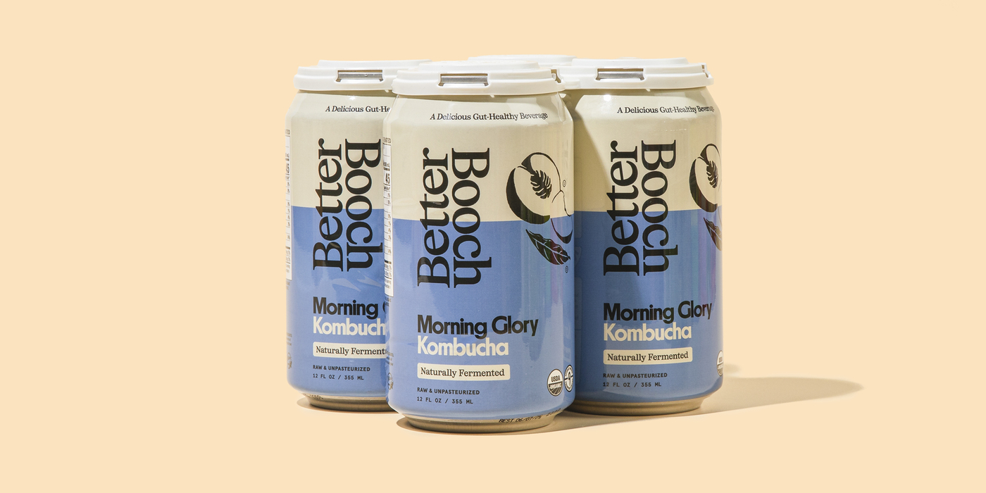 Morning Glory Kombucha 4-Pack | Plant-Based Recipes