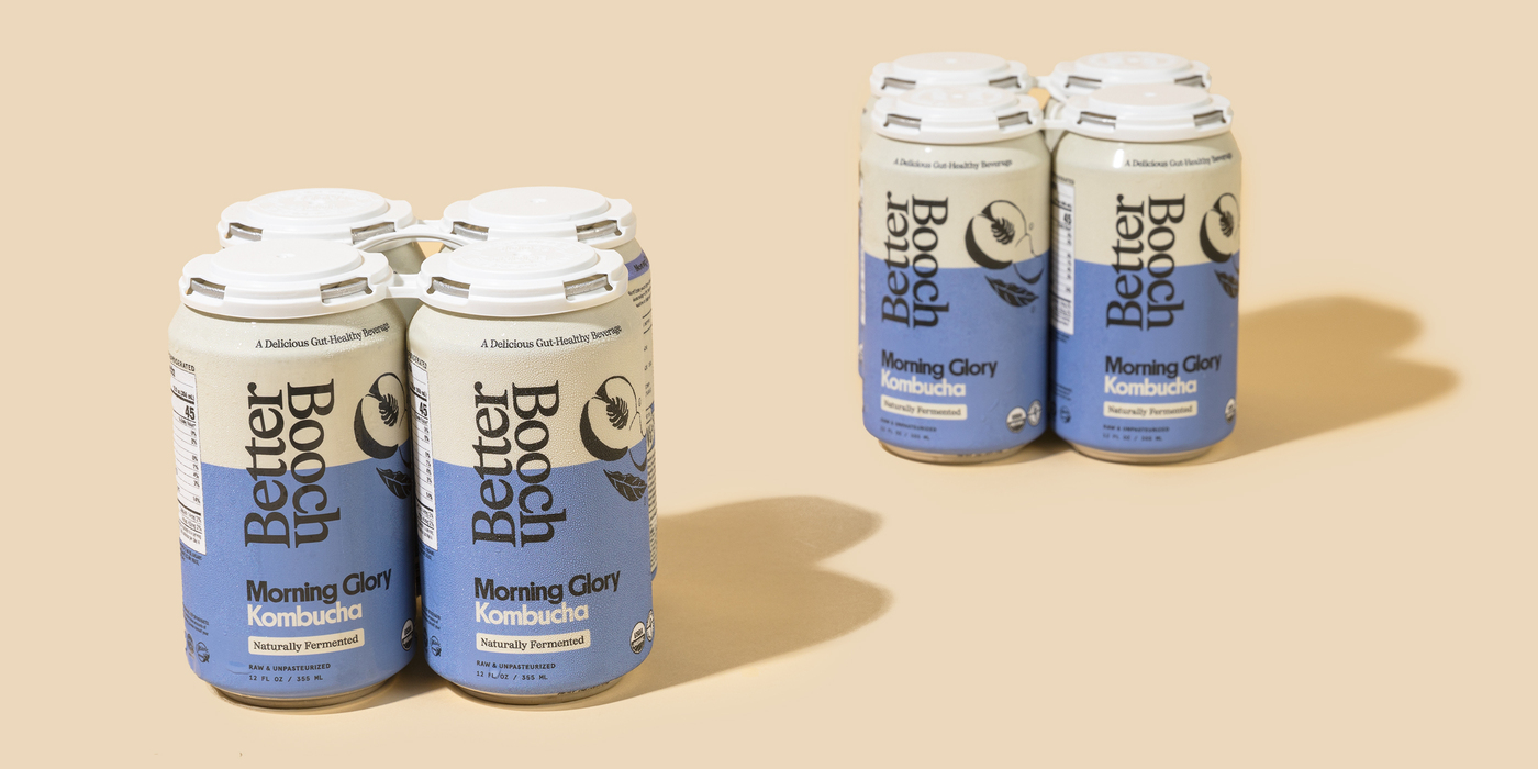 Morning Glory Kombucha 4-Pack | Plant-Based Recipes