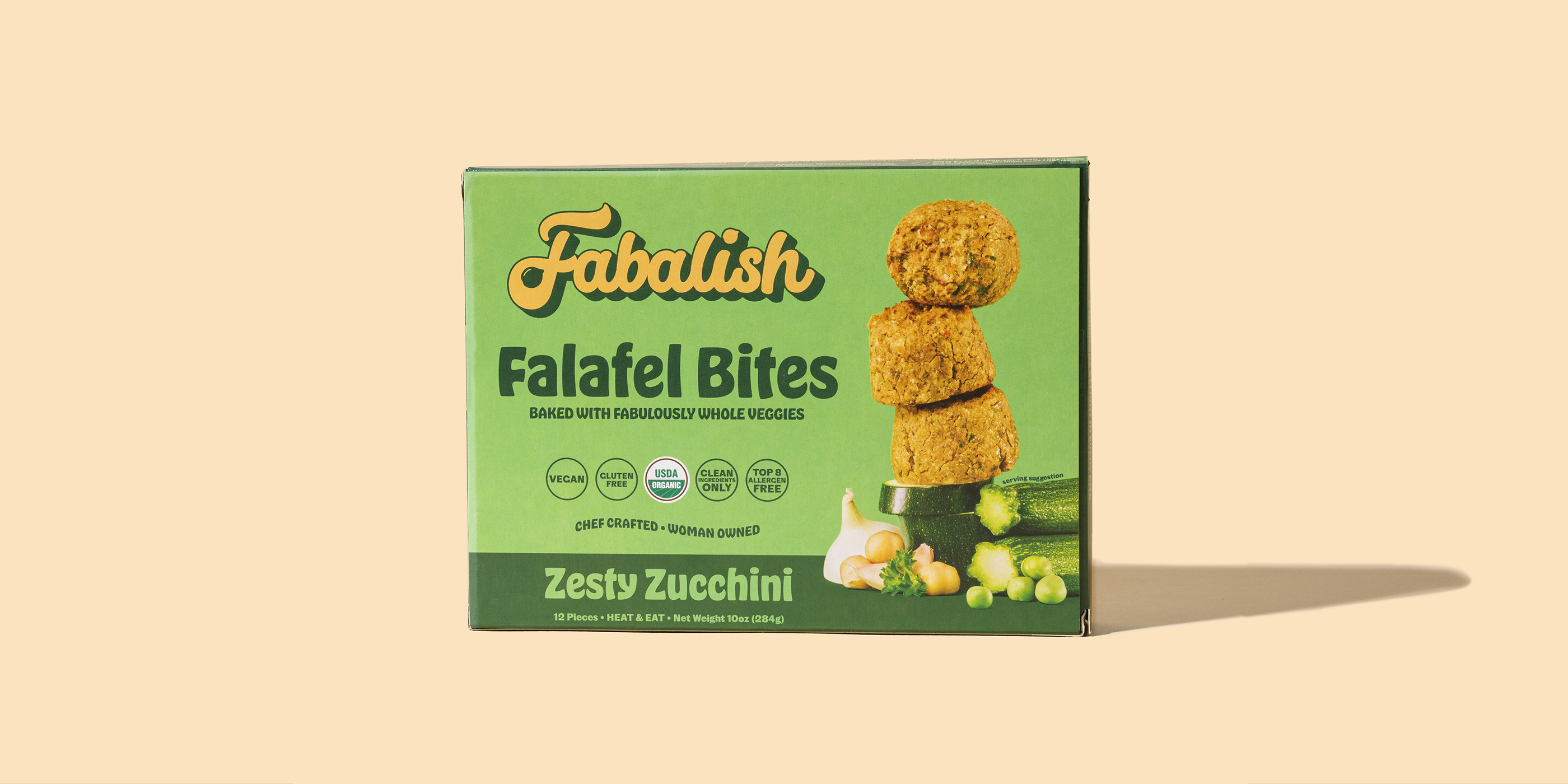 Zesty Zucchini Baked Falafel | Plant-Based Recipes