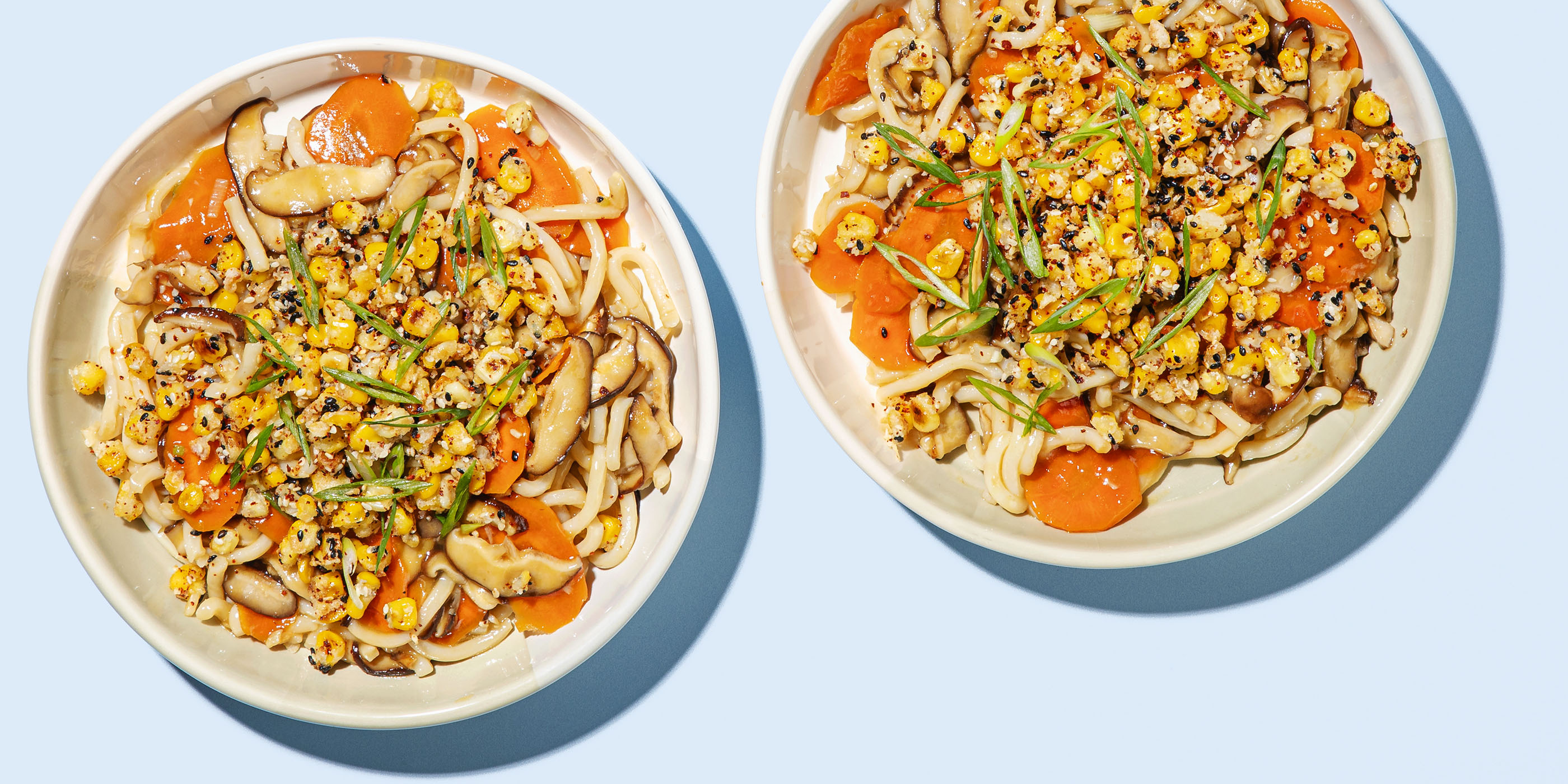 Shiitake Yaki Udon Stir-Fry | Plant-Based Recipes