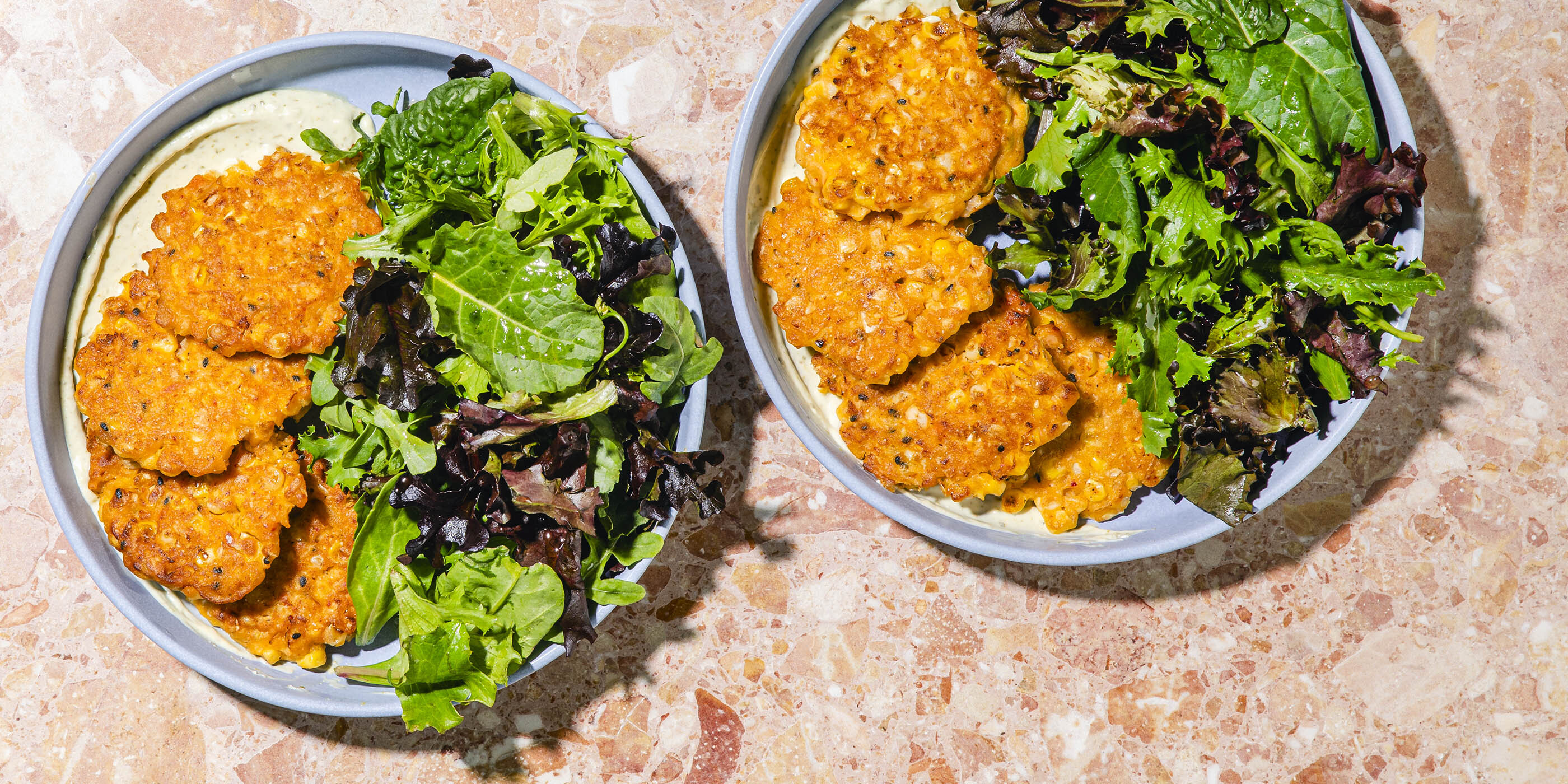 Kimchi-Corn Fritters | Plant-Based Recipes