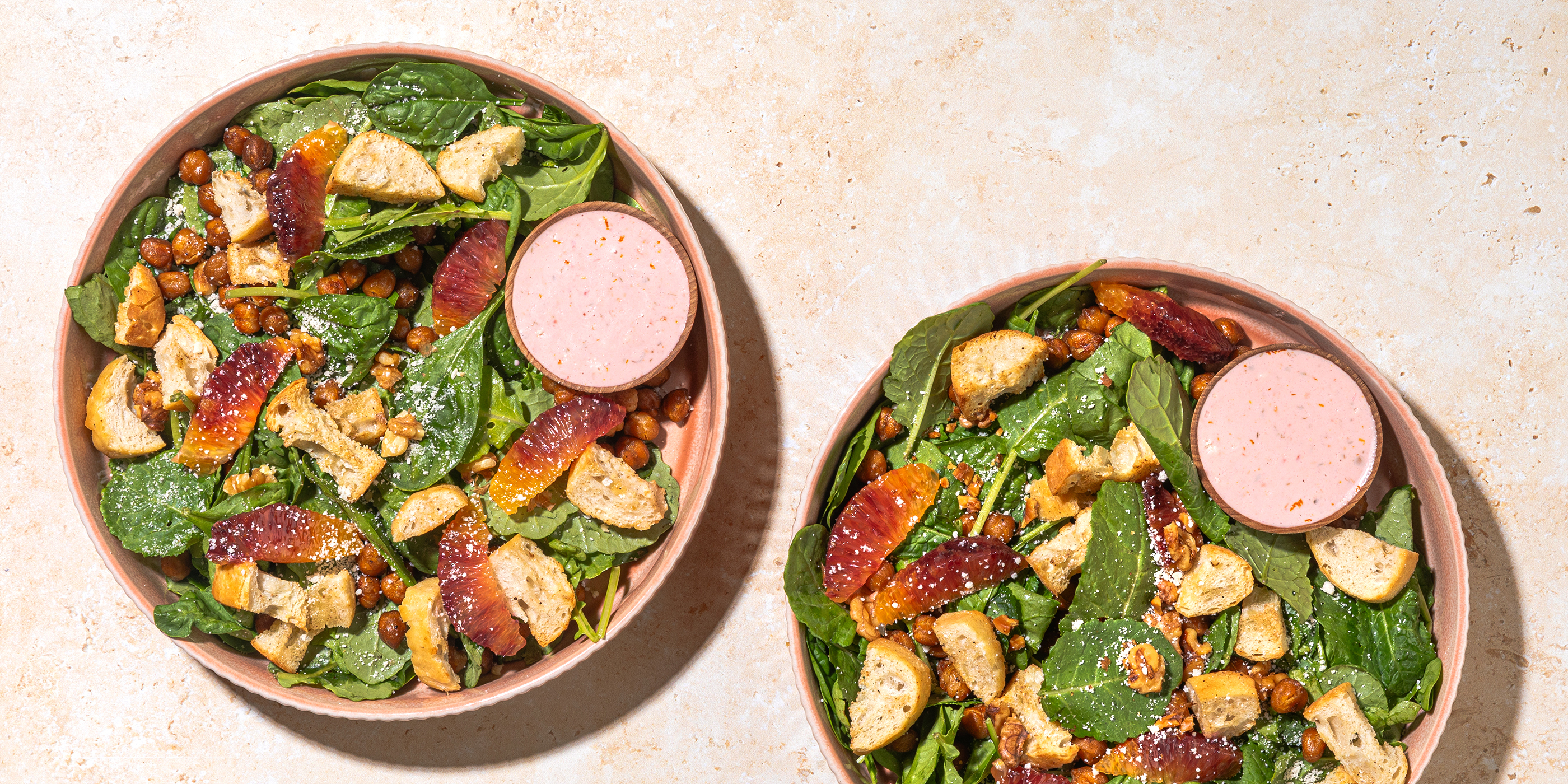 Winter Citrus Caesar Salads | Plant-Based Recipes