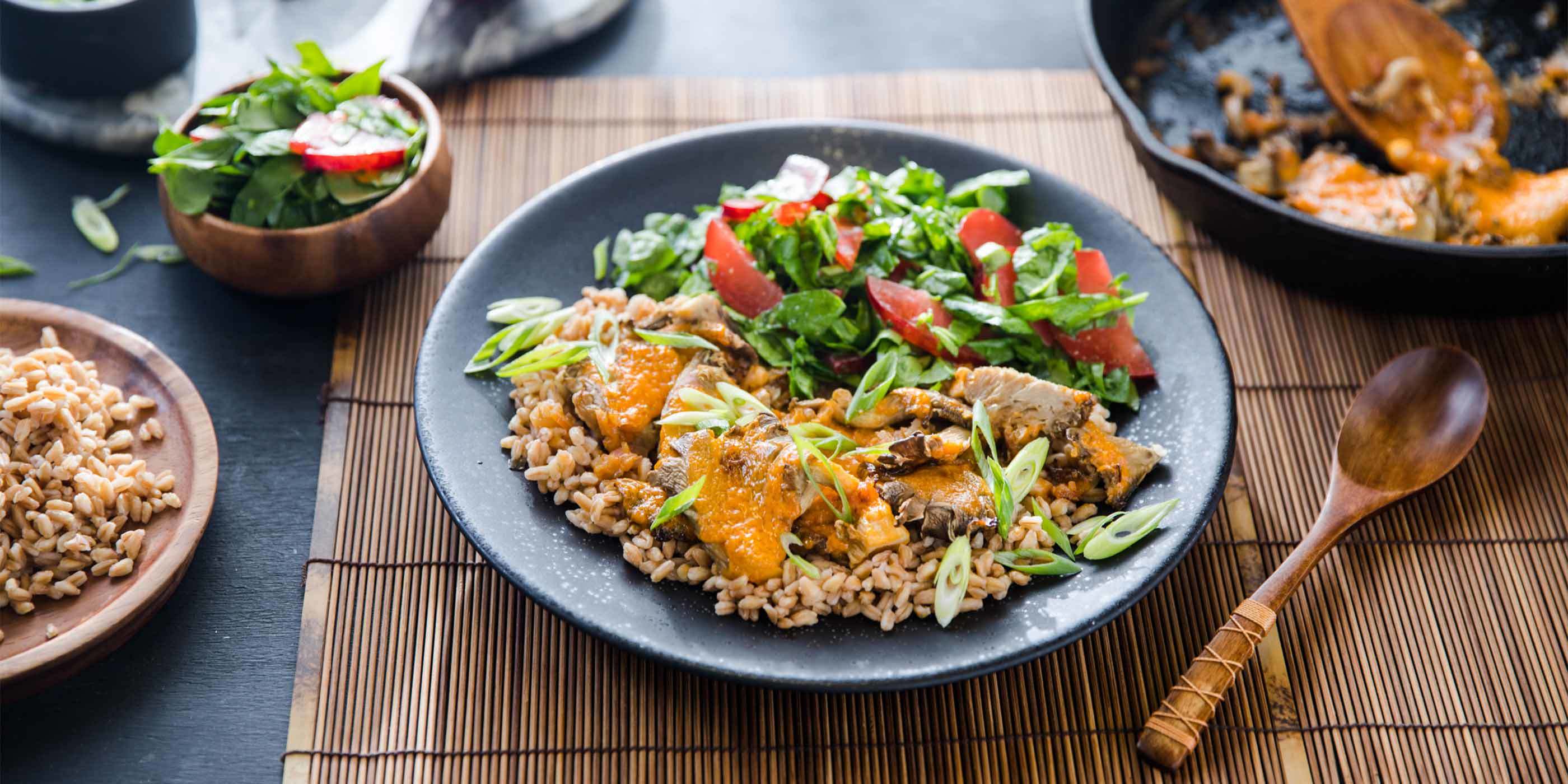 Baked Oyster Mushroom Dynamite | Plant-Based Recipes