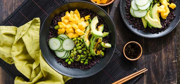 Mango Poke Bowl | Plant-Based Recipes