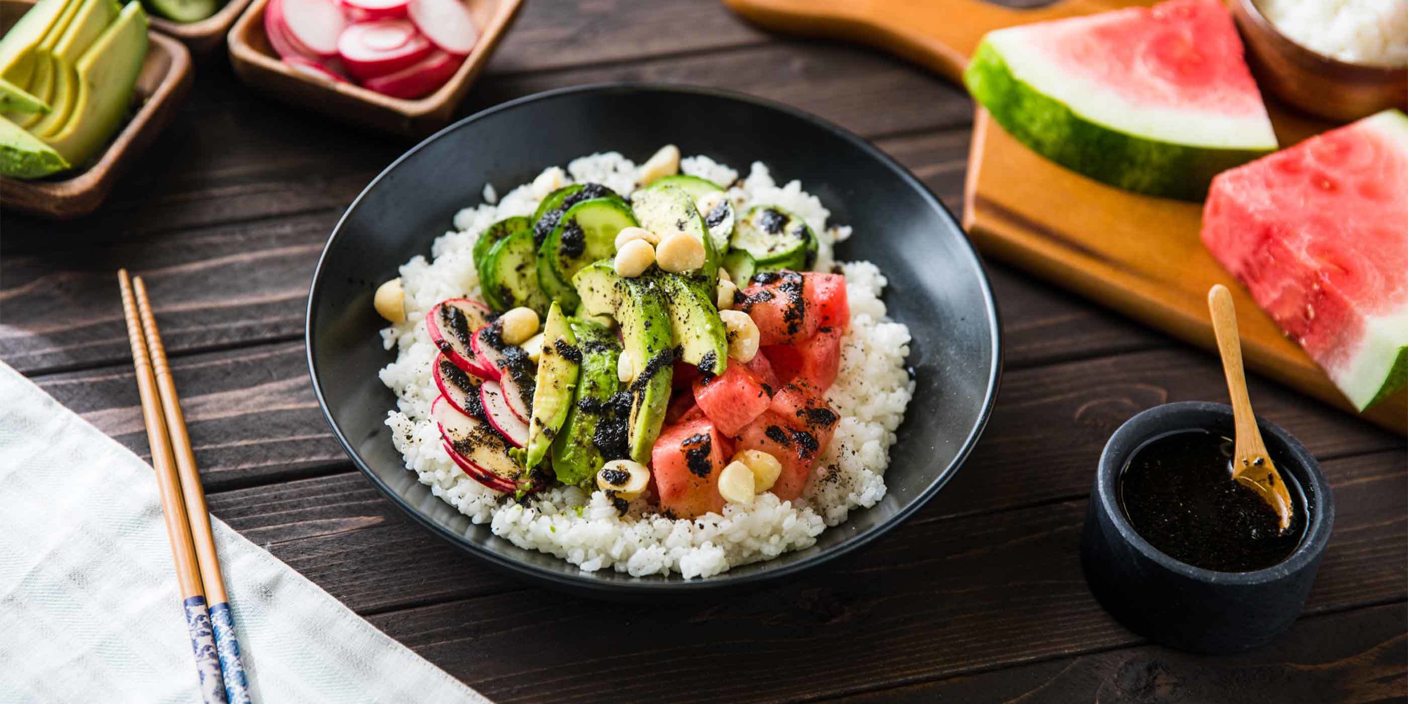 Watermelon Poke Bowl | Plant-Based Recipes