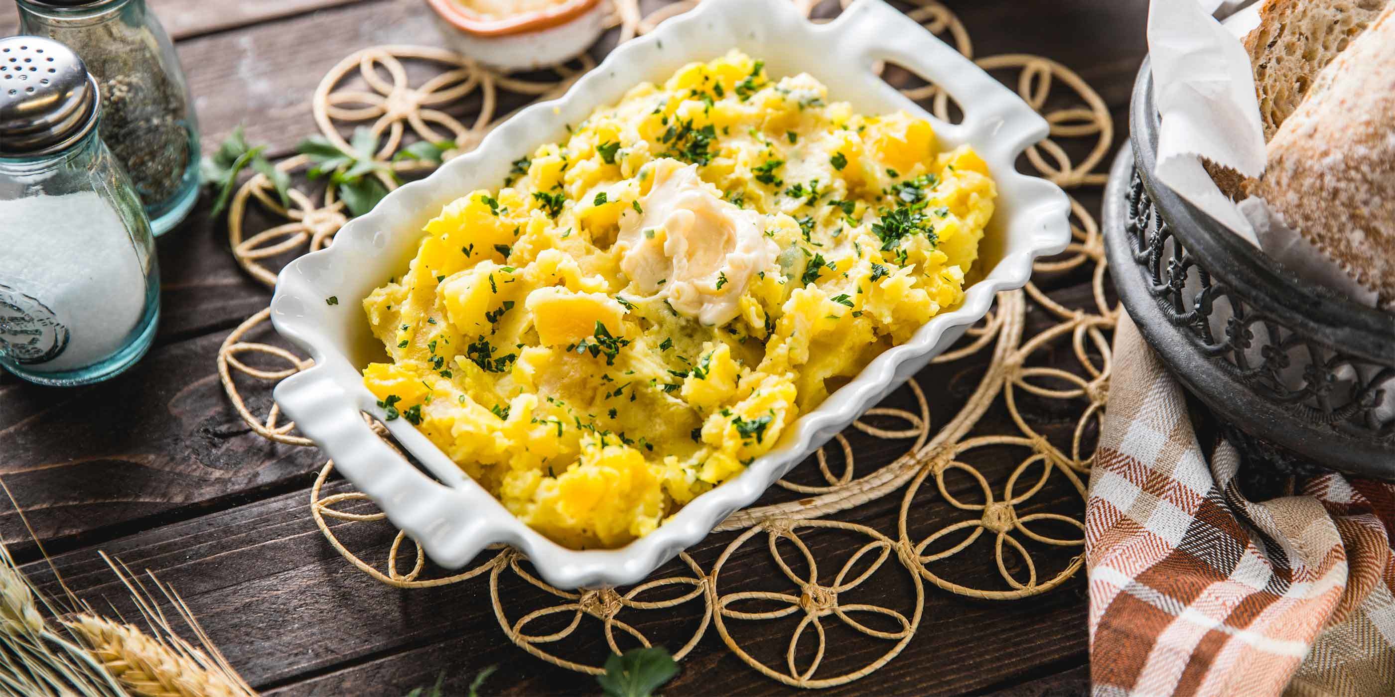 Golden Beet and Yukon Mash | Plant-Based Recipes
