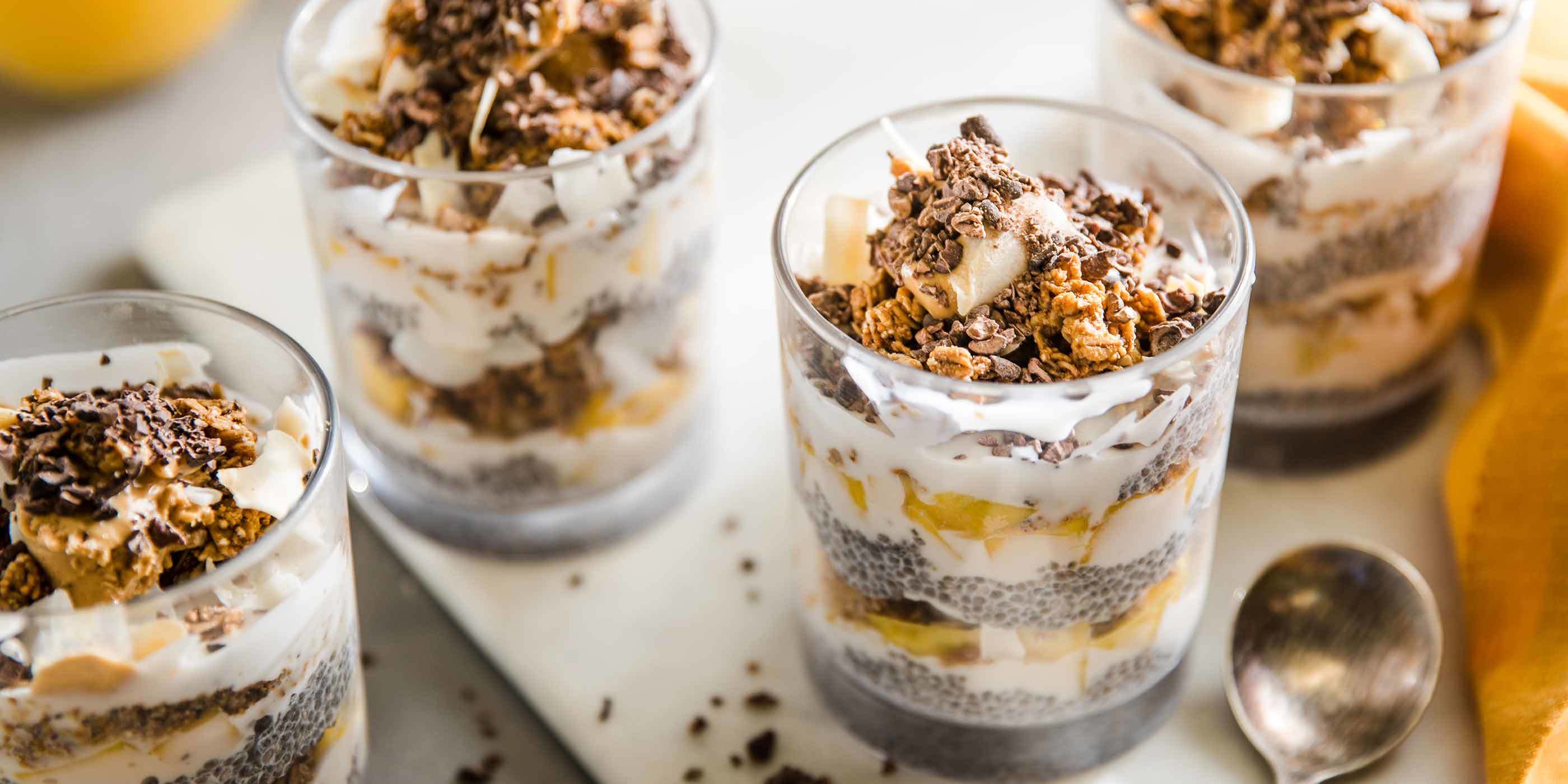 Overnight Mango Chia Parfait | Plant-Based Recipes