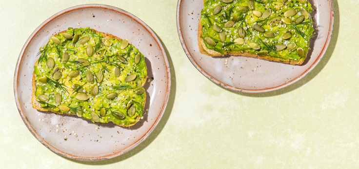 Primavera Avocado Toasts | Plant-Based Recipes