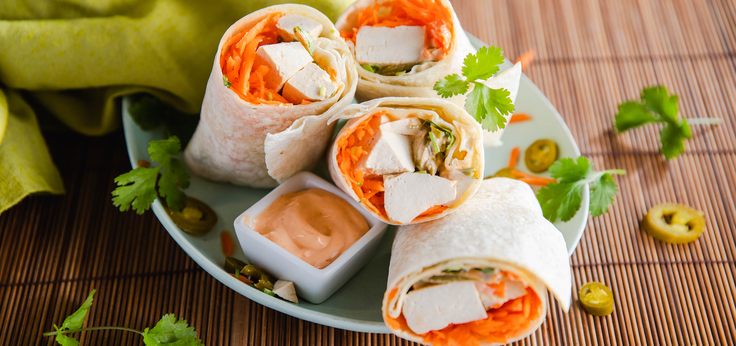 Banh Mi Wraps | Plant-Based Recipes