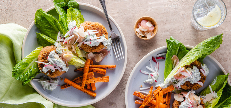 White Bean Hemp Cakes | Plant-Based Recipes