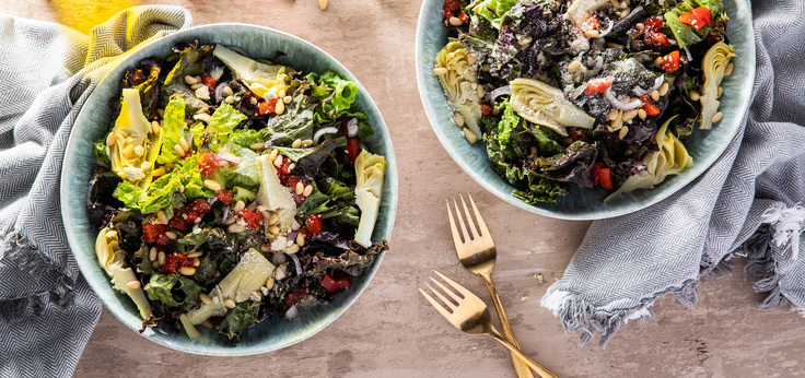 Grape Leaf Mezze Bowls | Plant-Based Recipes