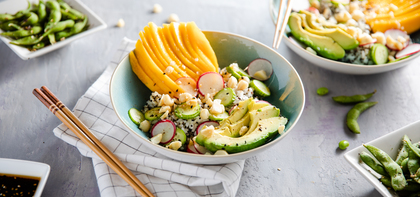 Mango Poke Bowls | Plant-Based Recipes