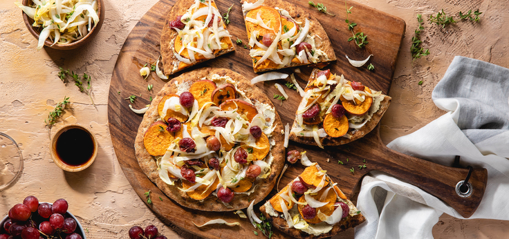 Winter Squash Flatbread | Plant-Based Recipes