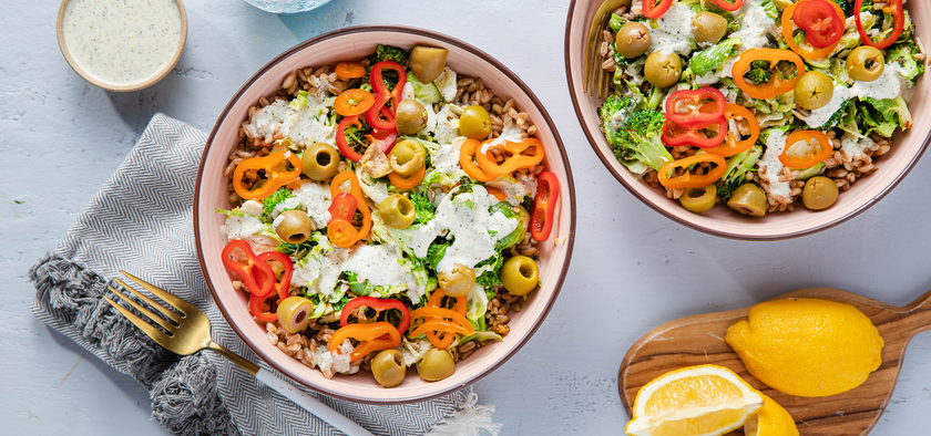 Sprouting Broccoli Salads | Plant-Based Recipes