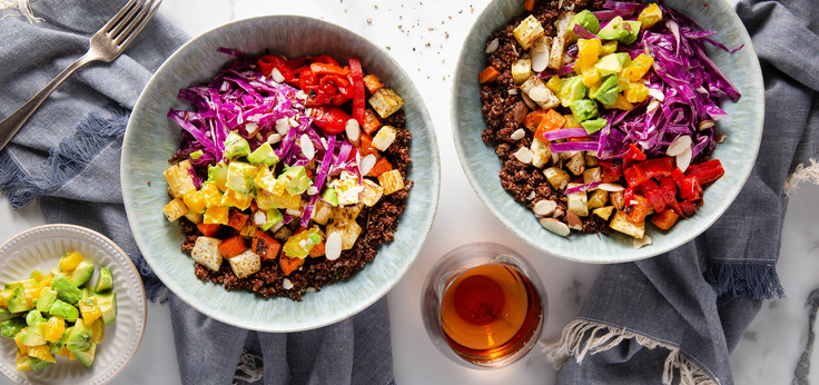Mango Poke Bowls | Plant-Based Recipes