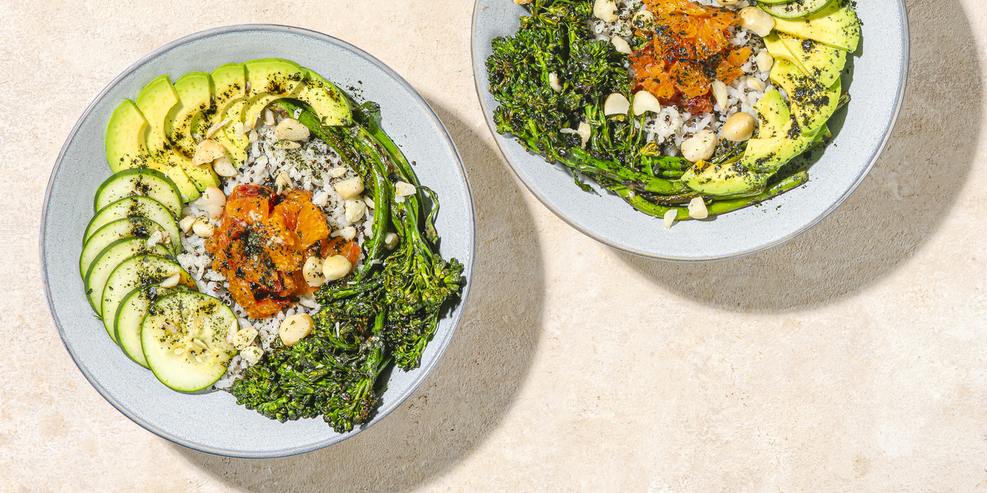 Blood Orange Poke Bowls | Plant-Based Recipes