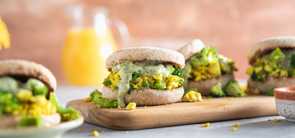 Super Green Breakfast Sandwiches | Plant-Based Recipes