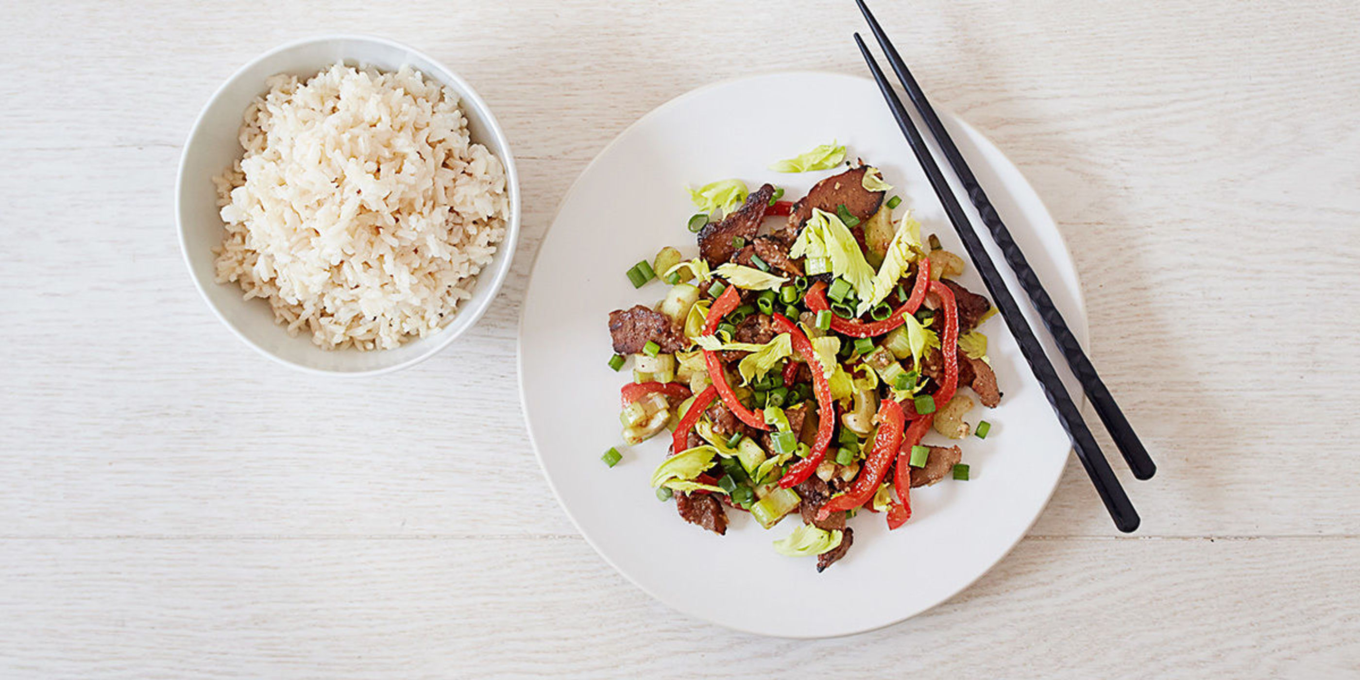 Five-Spice Seitan and Celery | Plant-Based Recipes