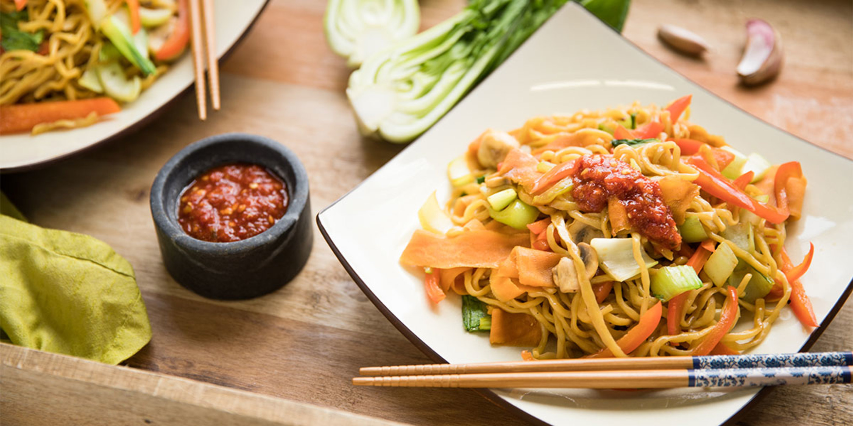 Vegetable Chow Mein | Plant-Based Recipes