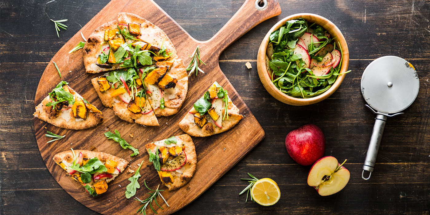 Winter Squash Flatbread | Plant-Based Recipes