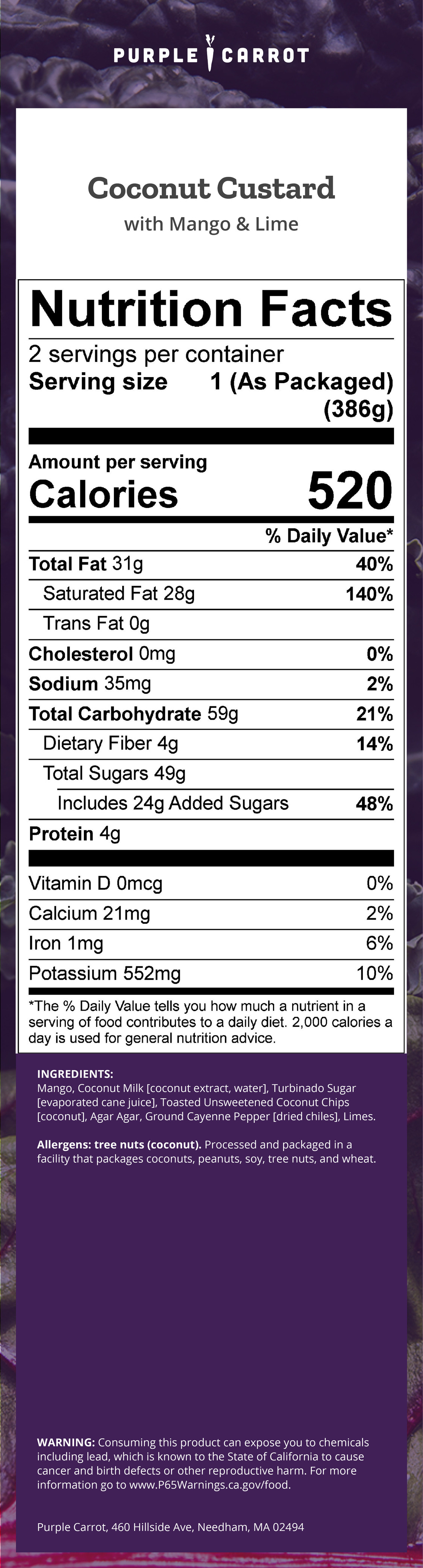 Coconut Custard | Plant-Based Recipes