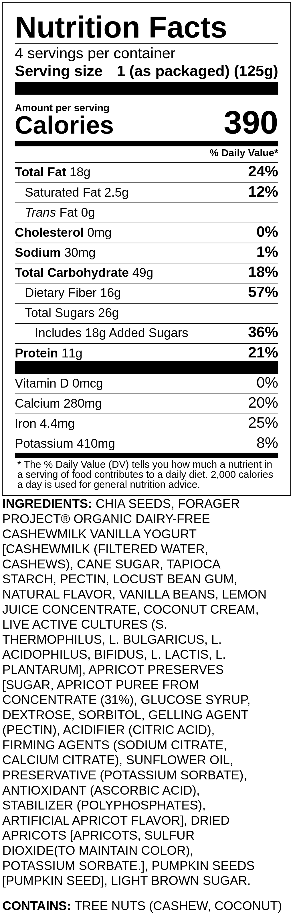 Double Apricot Chia Parfait | Plant-Based Recipes