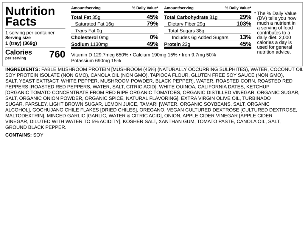 Bali BBQ-Glazed Shiitake Protein | Plant-Based Recipes