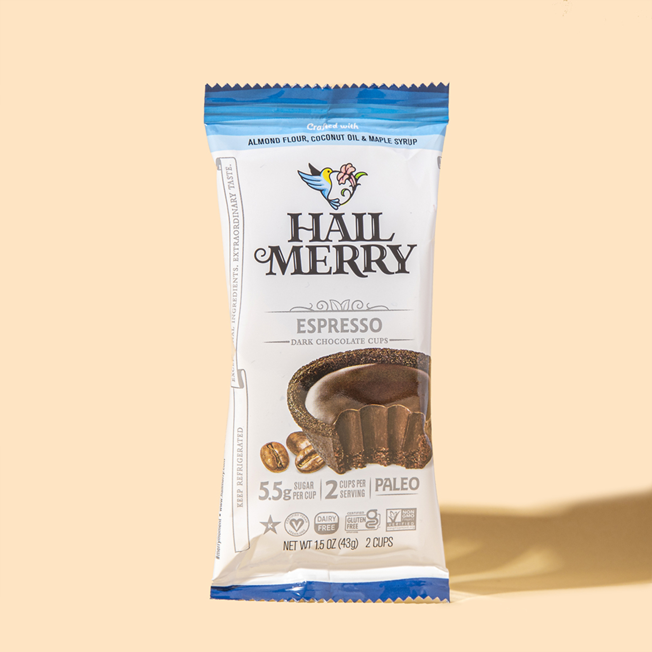 Dark Chocolate Espresso Cups | Plant-Based Recipes