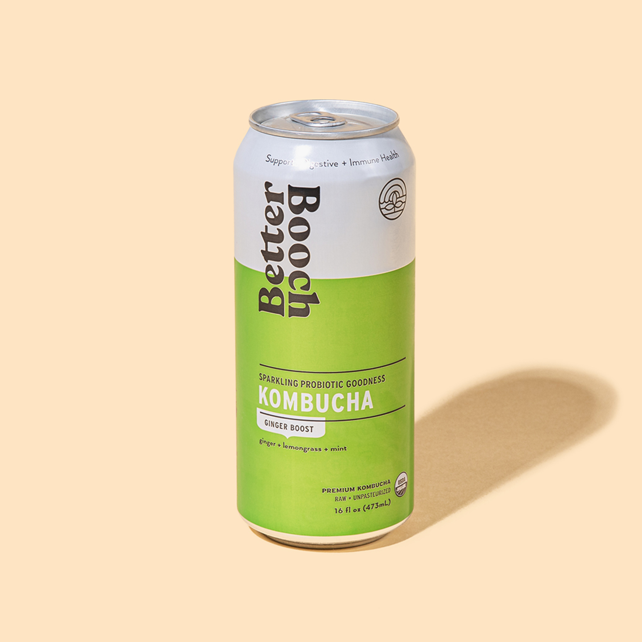 Ginger Boost Kombucha | Plant-Based Recipes