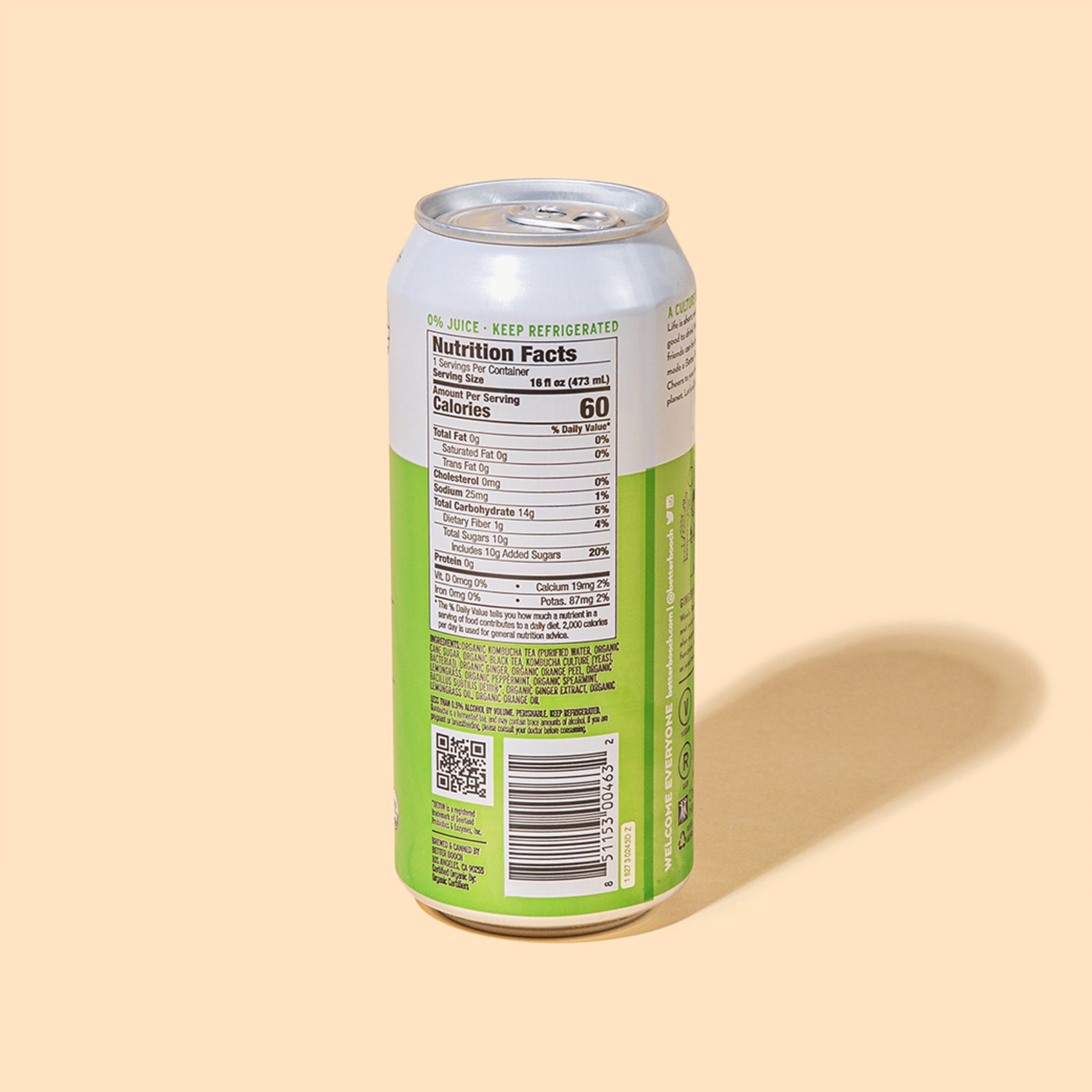 Ginger Boost Kombucha | Plant-Based Recipes