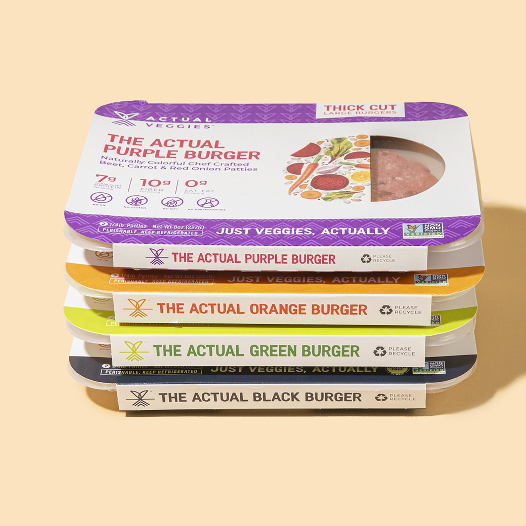 Veggie Burger Variety 4-Pack | Plant-Based Recipes